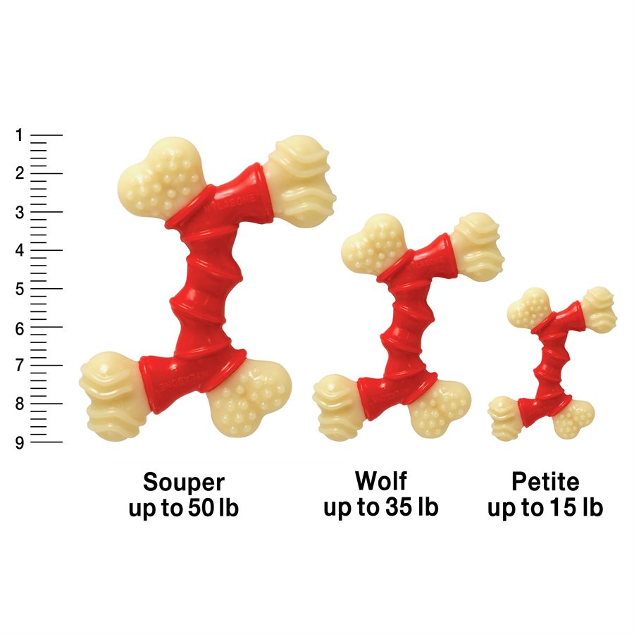 Nylabone Power Chew Double Bended Bone Bacon Souper