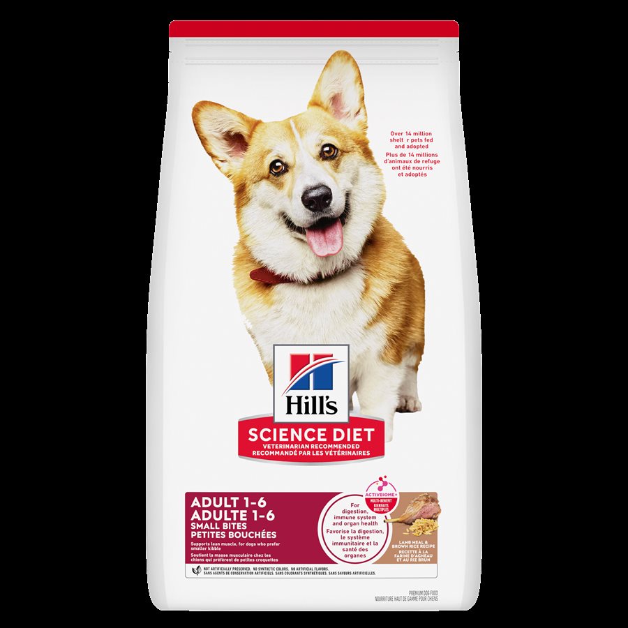 Hill's Science Diet Dog Small Bites Lamb Meal & Brown Rice 15.5LB
