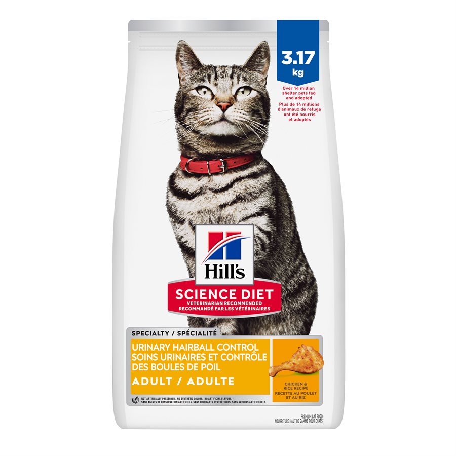 Hill's Science Diet Urinary & Hairball Control Cat Chicken 7LB