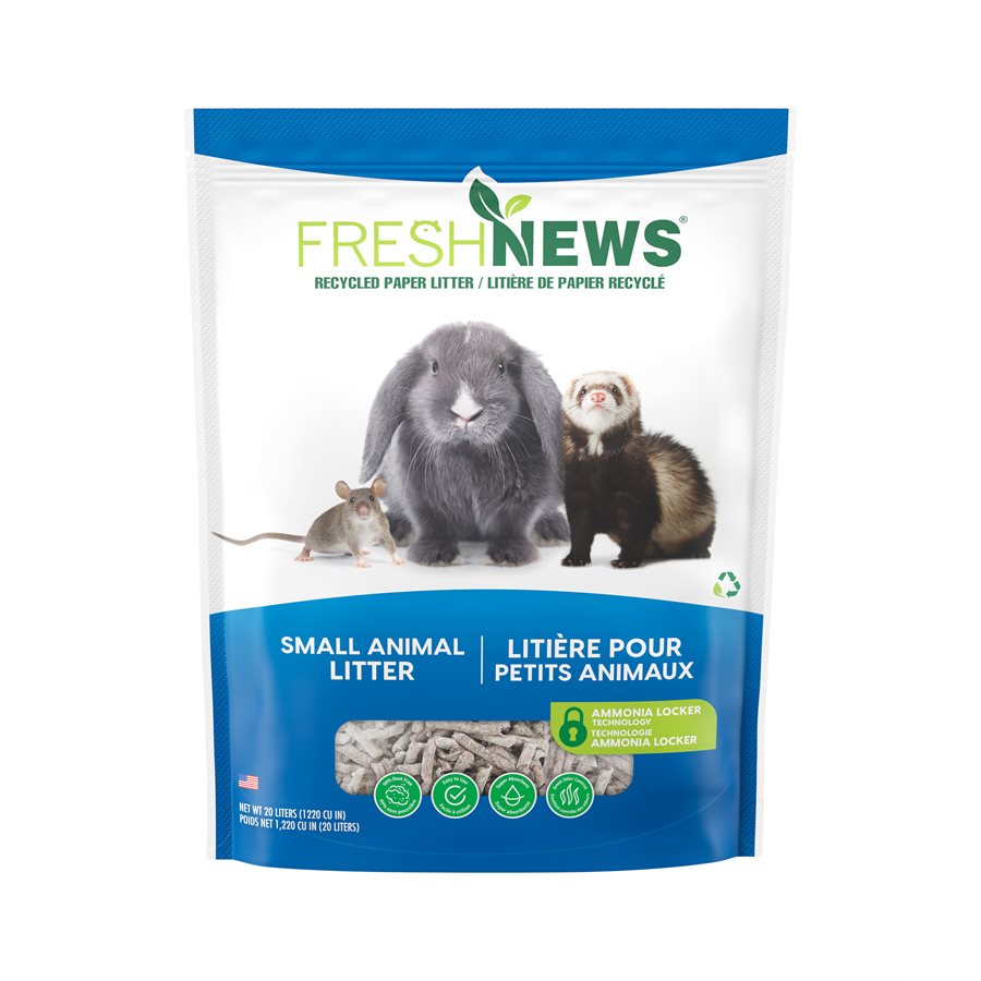 Pestell Fresh News Recycled Paper Small Animal Litter 20 L