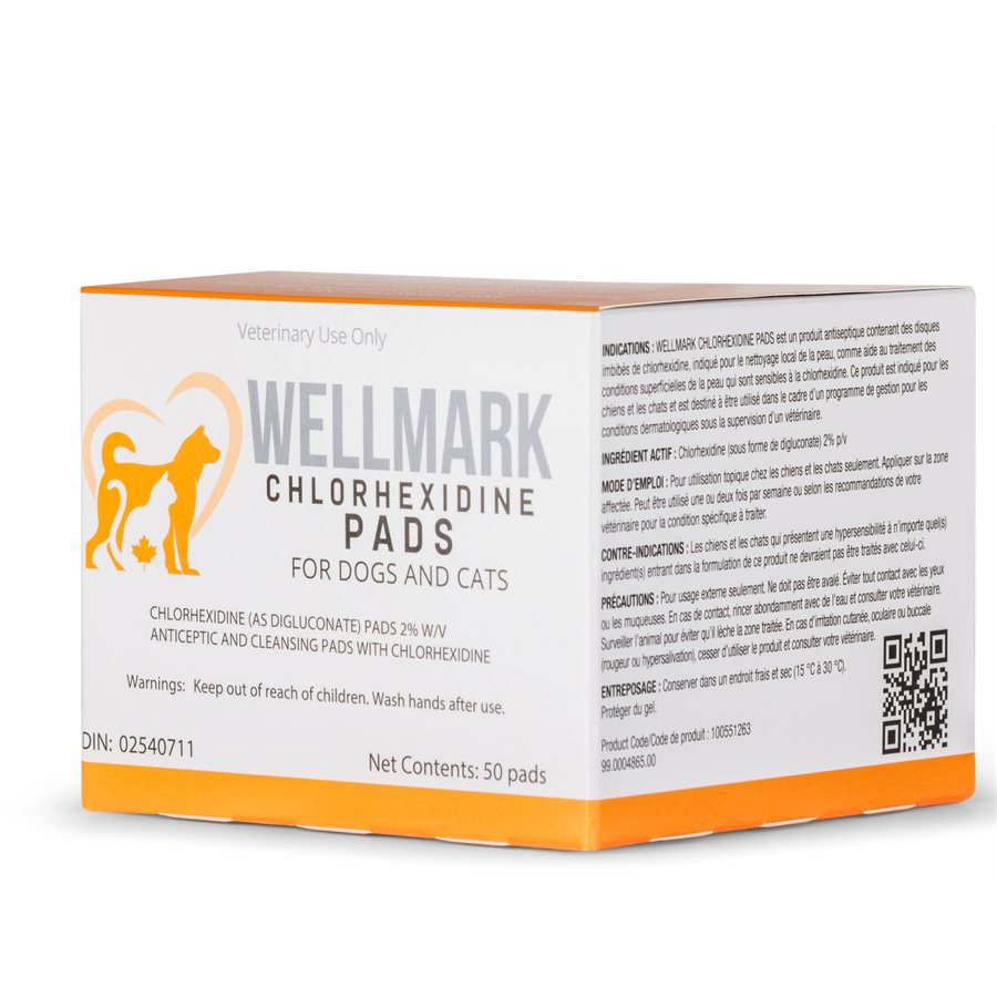 Wellmark Lingettes à la Chlorhexidine 50 MCX