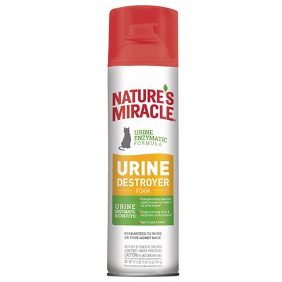 Spectrum Nature's Miracle Cat Urine Destroyer Foam Aerosol 17.5oz