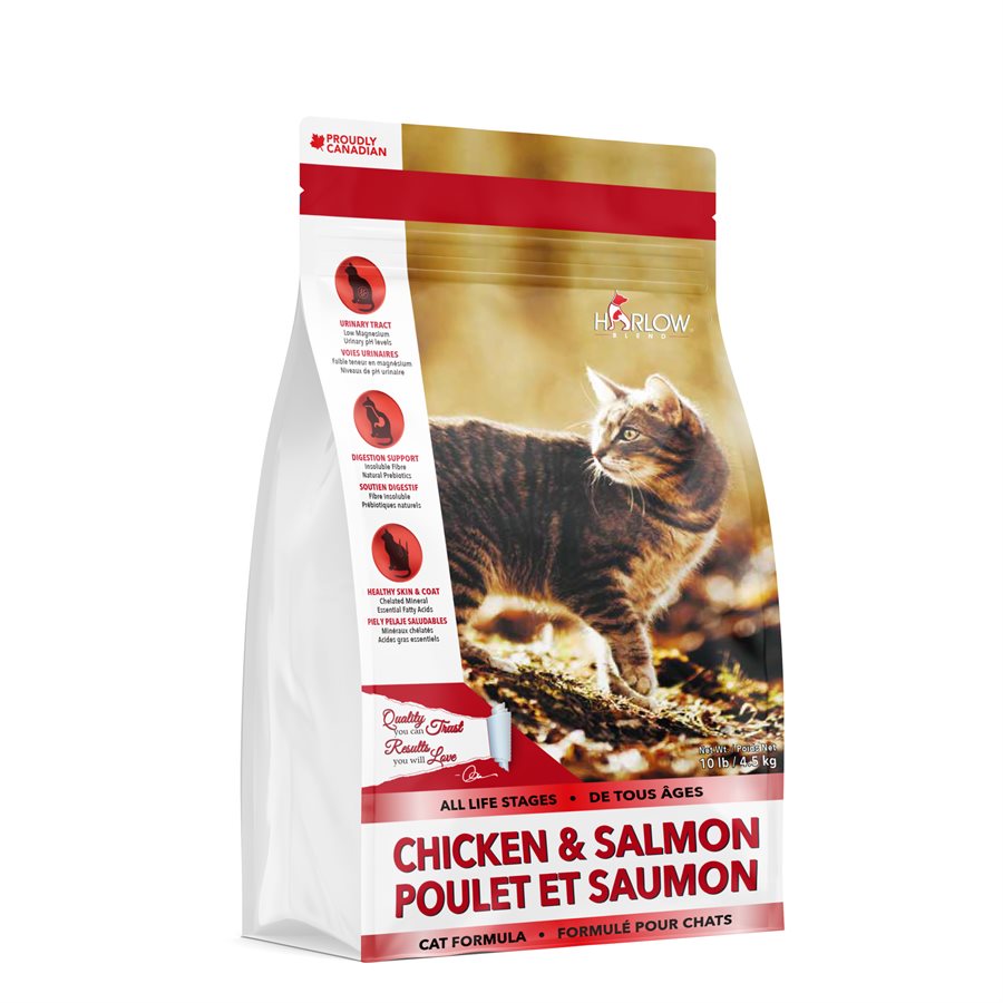 Harlow Blend Cat Food Chicken & Salmon Formula 10LBS