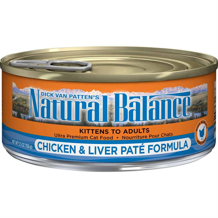 Natural Balance Cat Chicken & Liver Pâté Formula Cans 24 / 5.5oz