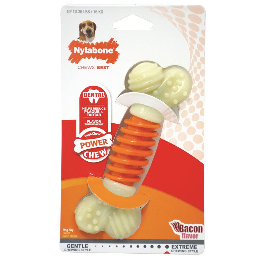 Nylabone Pro Action Dental Chew Bacon Medium